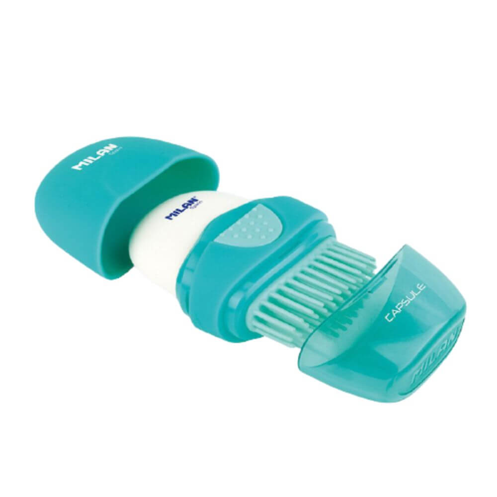 Set 16 Radiere Ovale MILAN Capsule, Carcasa Plastic cu Perie, 4 Culori ...