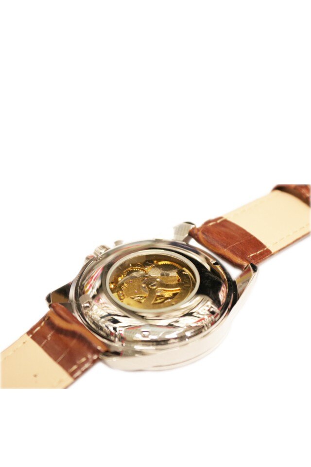 Ceas automatic T-Goer pentru barbati, curea piele, DAE7830 - eMAG.ro