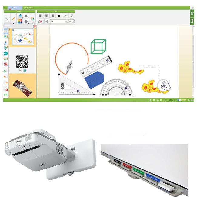 Интерактивен пакет IQBoard Expert UST 101" Innovative Teaching - eMAG.bg