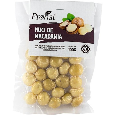 Nuci Macadamia Crude Pronat 100gr - eMAG.ro