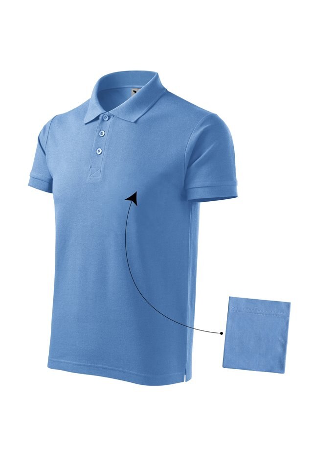 Tricou polo pentru barbati, Albastru deschis, 212-15, L - eMAG.ro