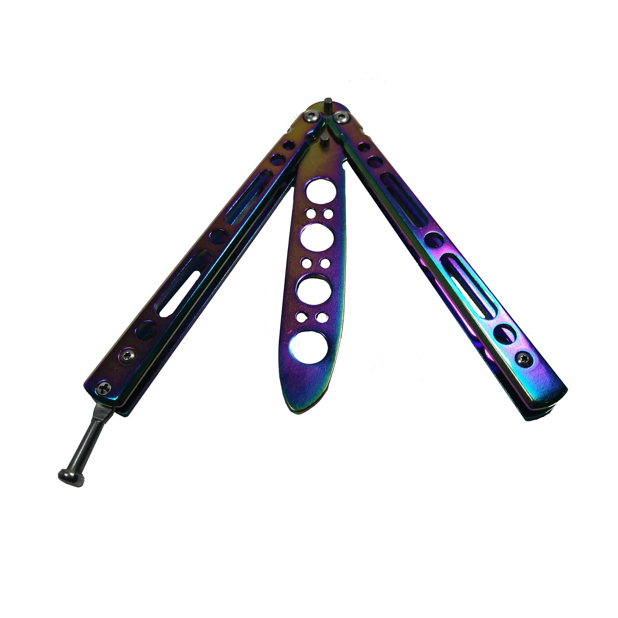 Briceag de antrenament, otel inoxidabil, Rainbow Dash, multicolor, 21.5 cm - eMAG.ro