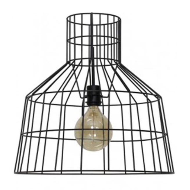 Lustra metalica neagra Gaia Wire L, 40 W, 50 x 50 x 50 cm - eMAG.ro