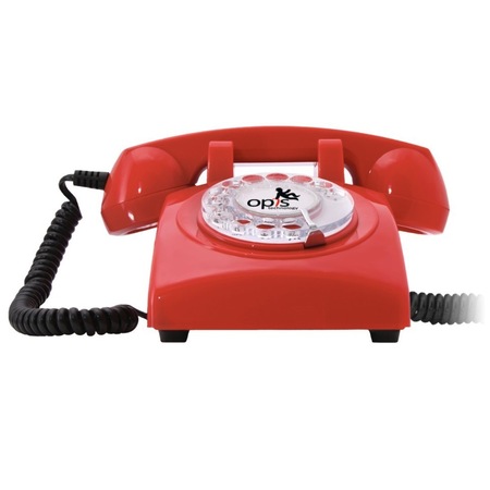 Telefon fix cu disc, Opis Technology, 60s, Plastic, 230 x 210 x 130 mm ...