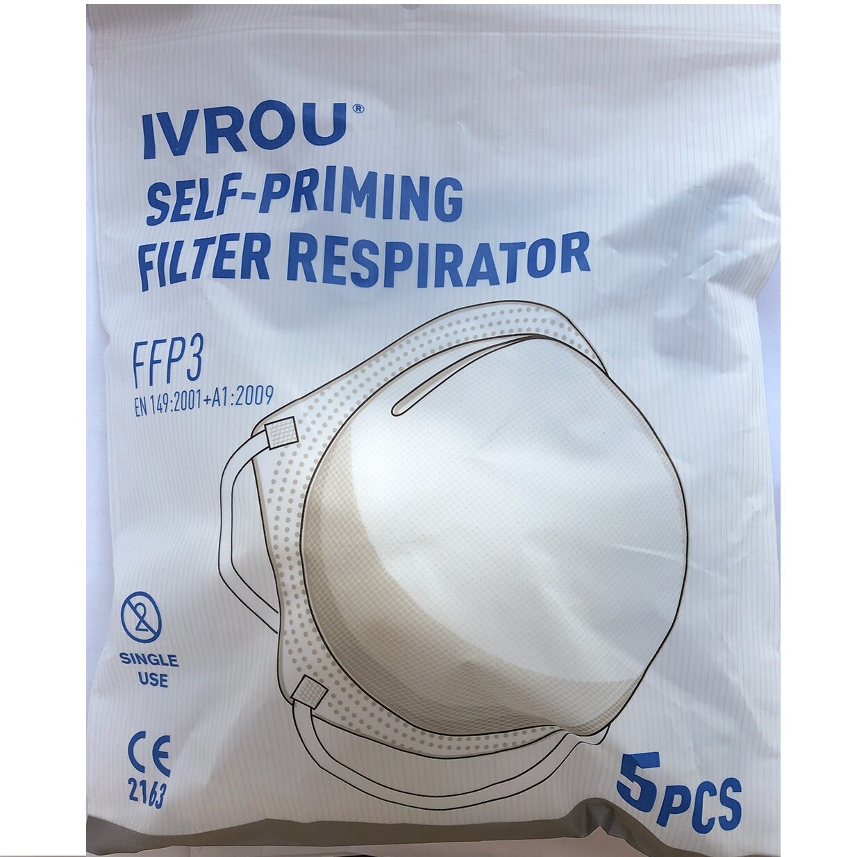 Set 5 bucati Masca de protectie FFP3, N99, Certificata CE, CP9994022 ...