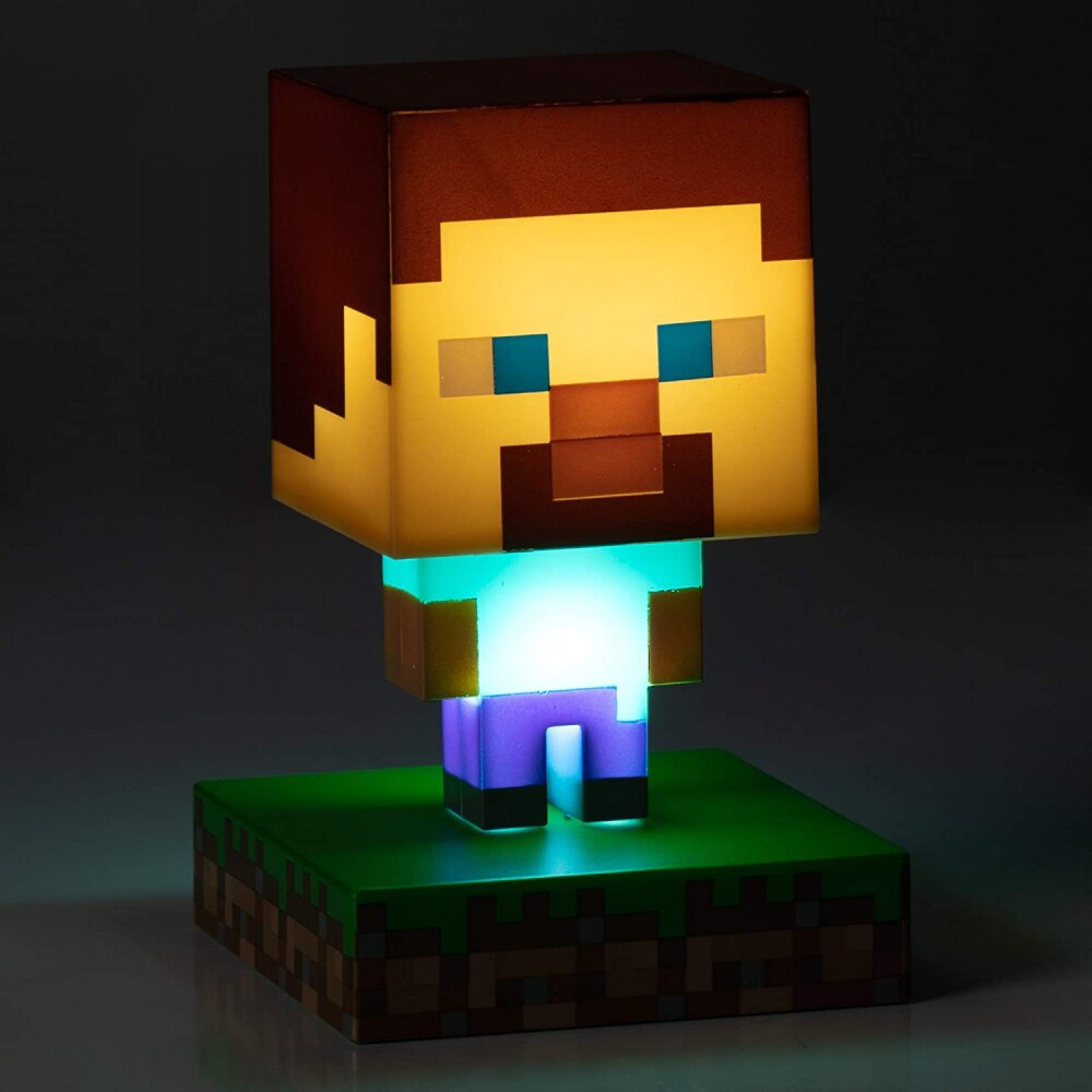 Figurina Paladone Minecraft Steve Icon Light BDP - eMAG.ro