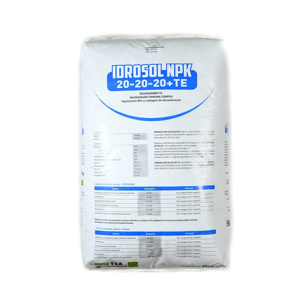 Ingrasamant, EURO TSA, Idrosol, 25Kg - eMAG.ro
