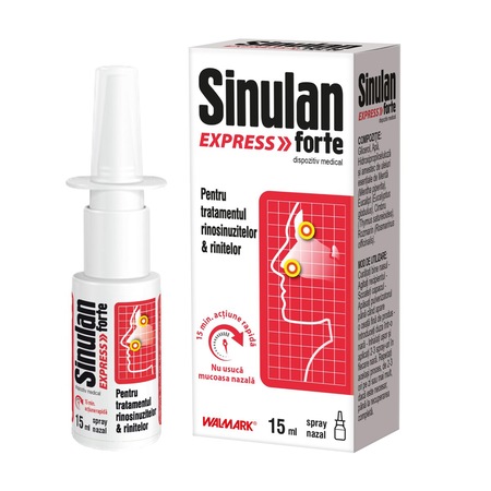 Spray Nazal Sinulan Express Forte, 15ml - eMAG.ro