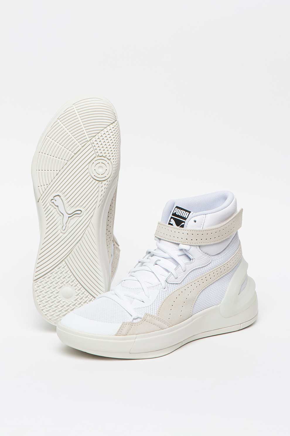 Puma, Pantofi inalti pentru baschet Sky Dreamer, Alb, 6.5 - eMAG.ro