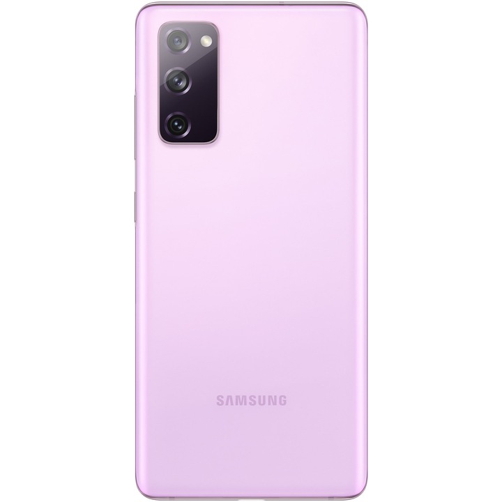 Смартфон Samsung Galaxy S20 FE (2021), Dual SIM, 128GB, 6GB RAM, 4G, Cloud Lavender - eMAG.bg