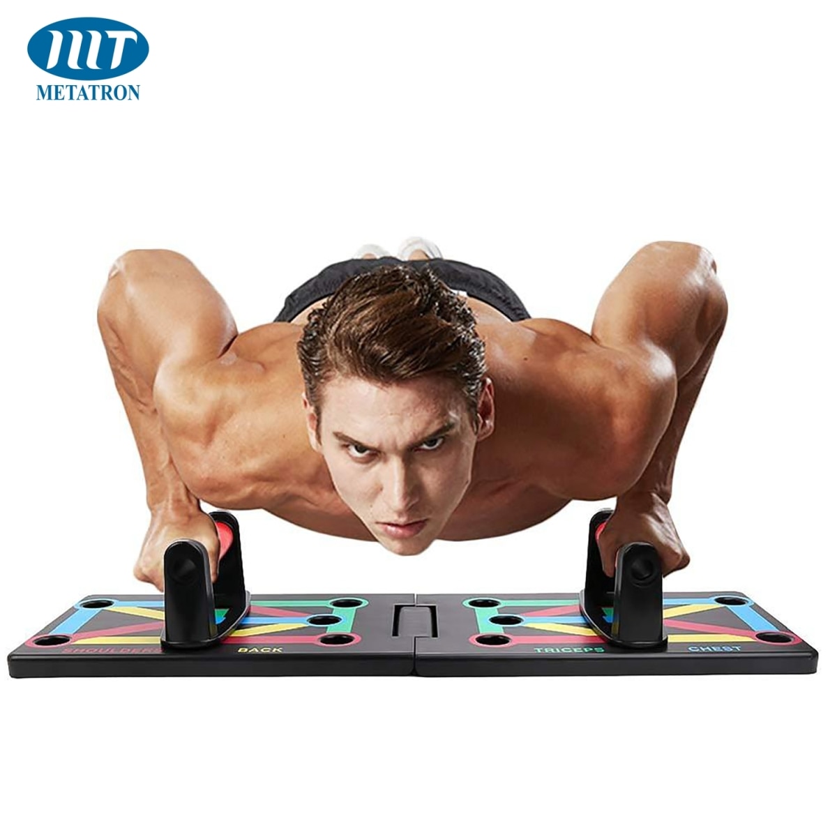 Placa fitness antrenament flotari, pe baza de culori, cu manere, pentru ...