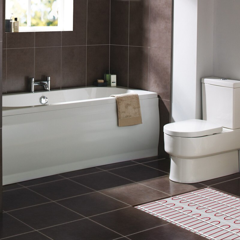 Kit covor incalzire in pardoseala C&F Technics 3 mp, 450 W, cu termostat digital C16 cu WiFi ...