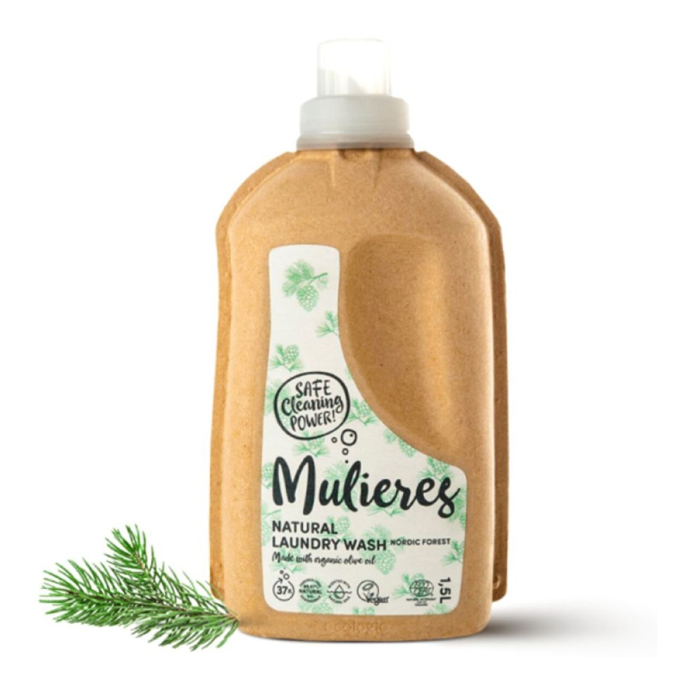 Detergent natural de rufe delicat Mulieres Nordic Forest, 1.5L - eMAG.ro
