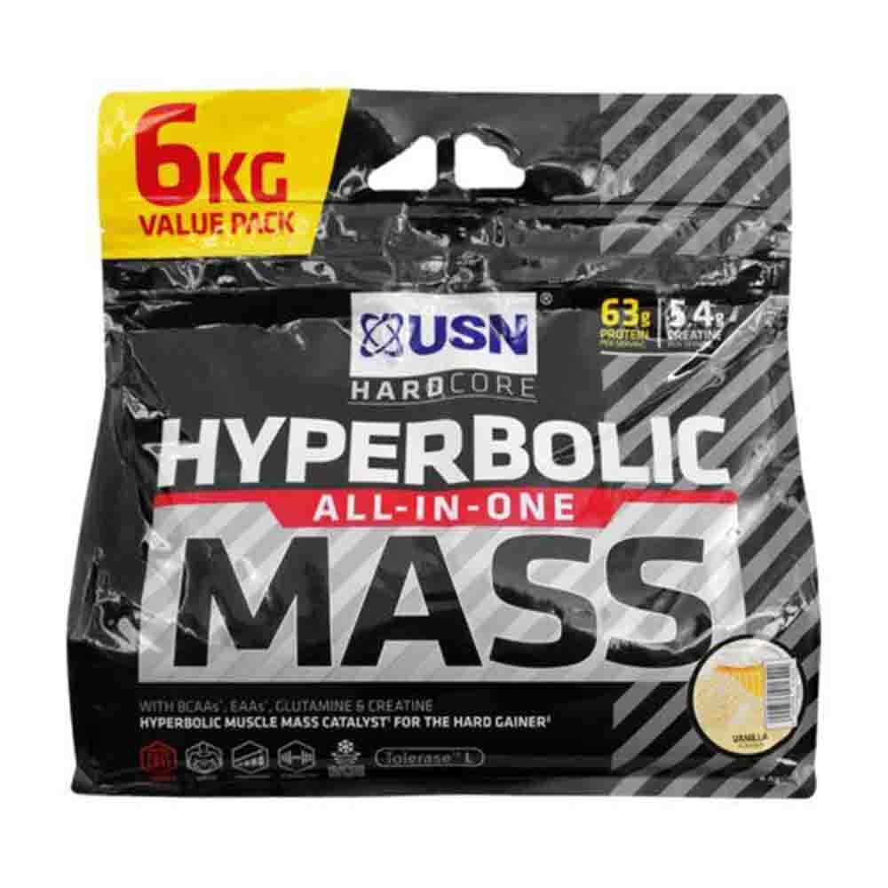 Hyperbolic Mass All In One Gainer, USN, Aroma Chocolate, 6000g - eMAG.ro