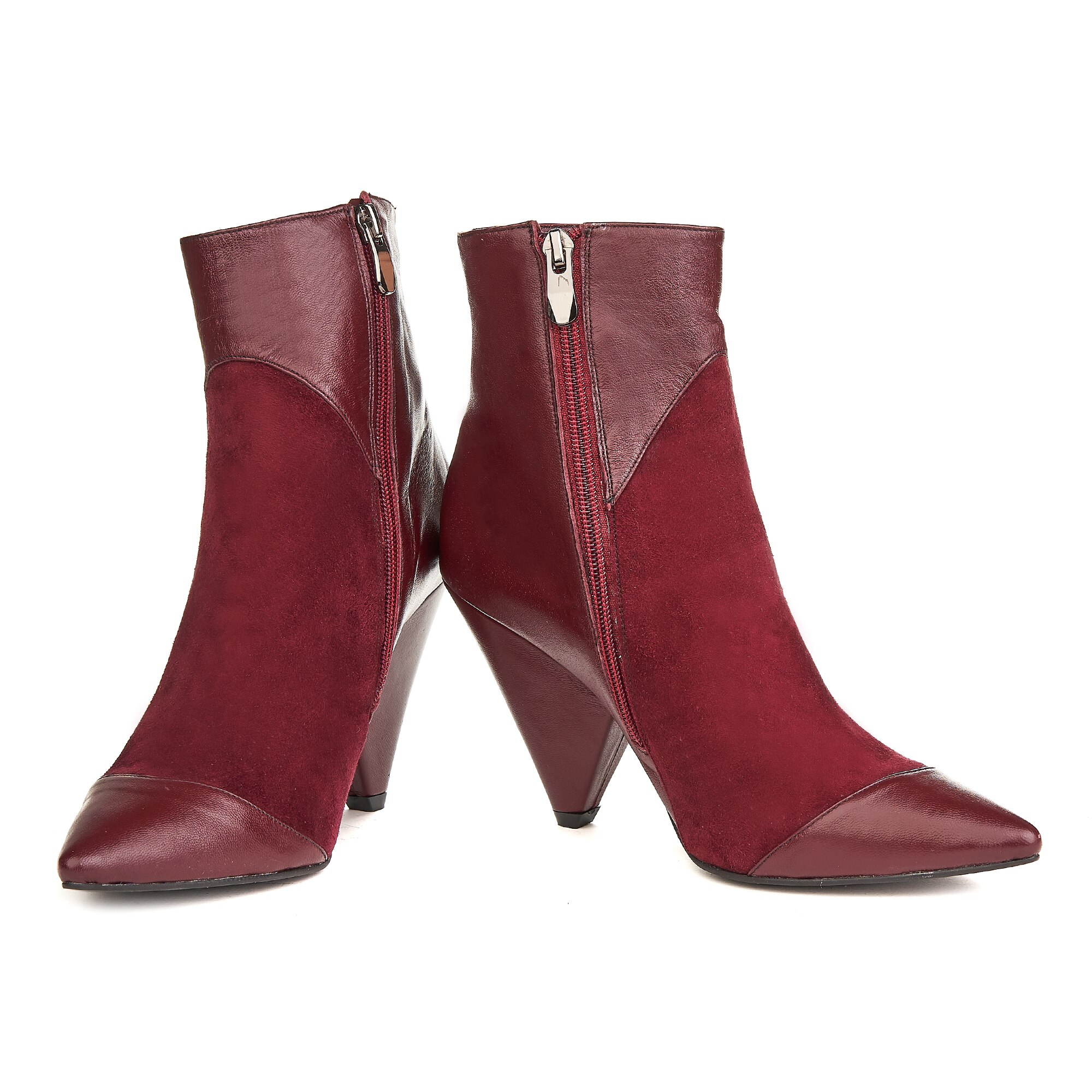 Ghete dama, Guell Shoes, din piele naturala Begi 01, Grena 36 - eMAG.ro
