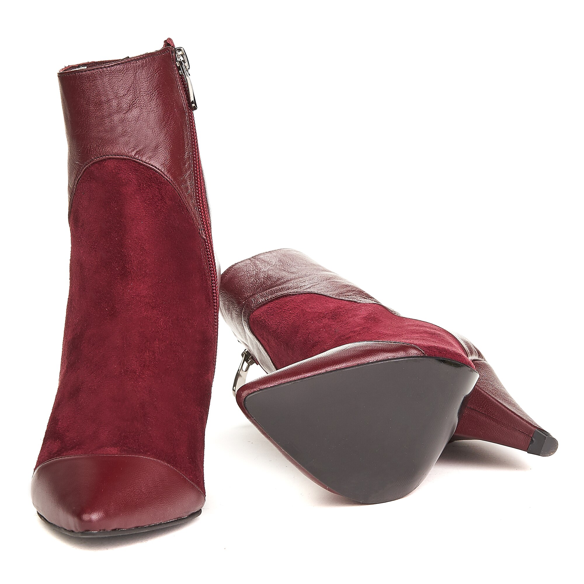 Ghete dama, Guell Shoes, din piele naturala Begi 01, Grena 36 - eMAG.ro