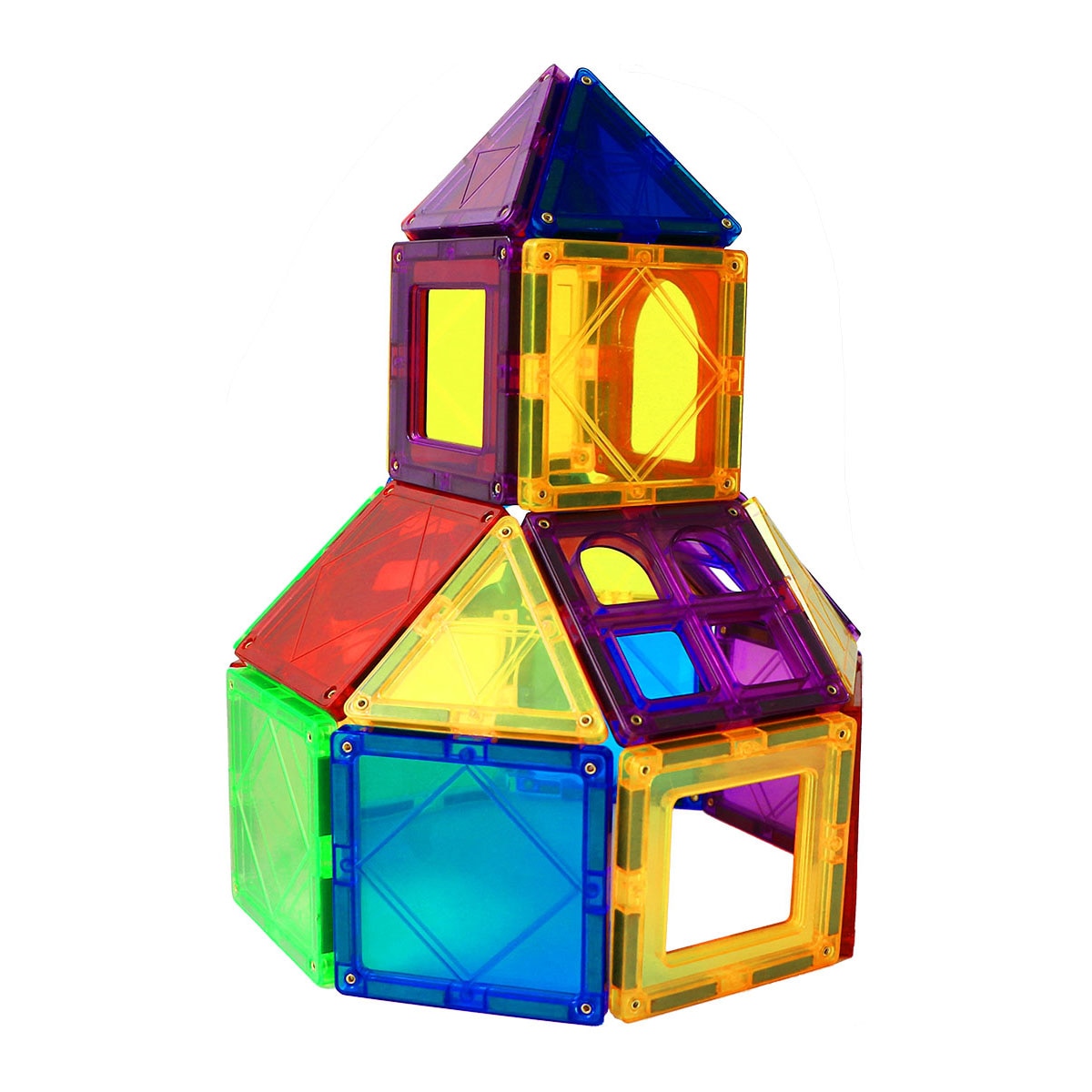 Set de constructie magnetic Magplayer - Placi magnetice, 32 piese - eMAG.ro