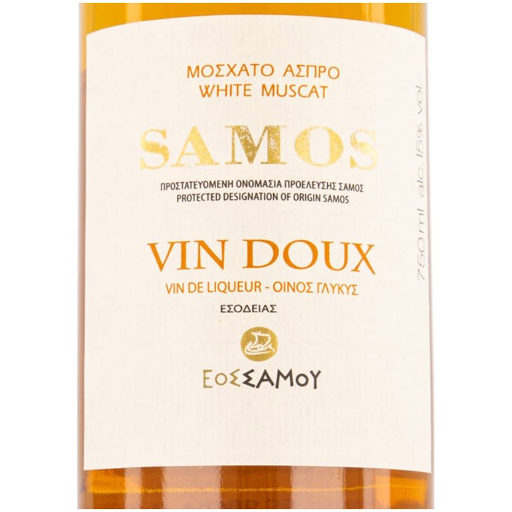 Vin Alb EOS Samos, Muscat de Samos, Dulce, 0.75l - eMAG.ro