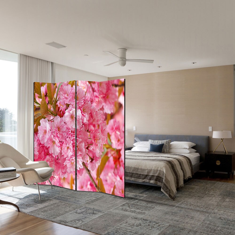 Paravan 4 piese Premium Heartwork TrueColor, Copac Sakura japonez ...
