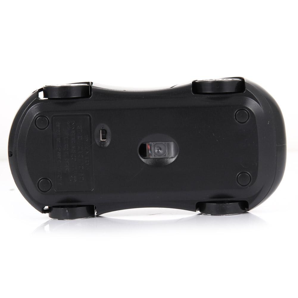 Mouse optic USB wireless, forma masina, negru, 10 cm - eMAG.ro