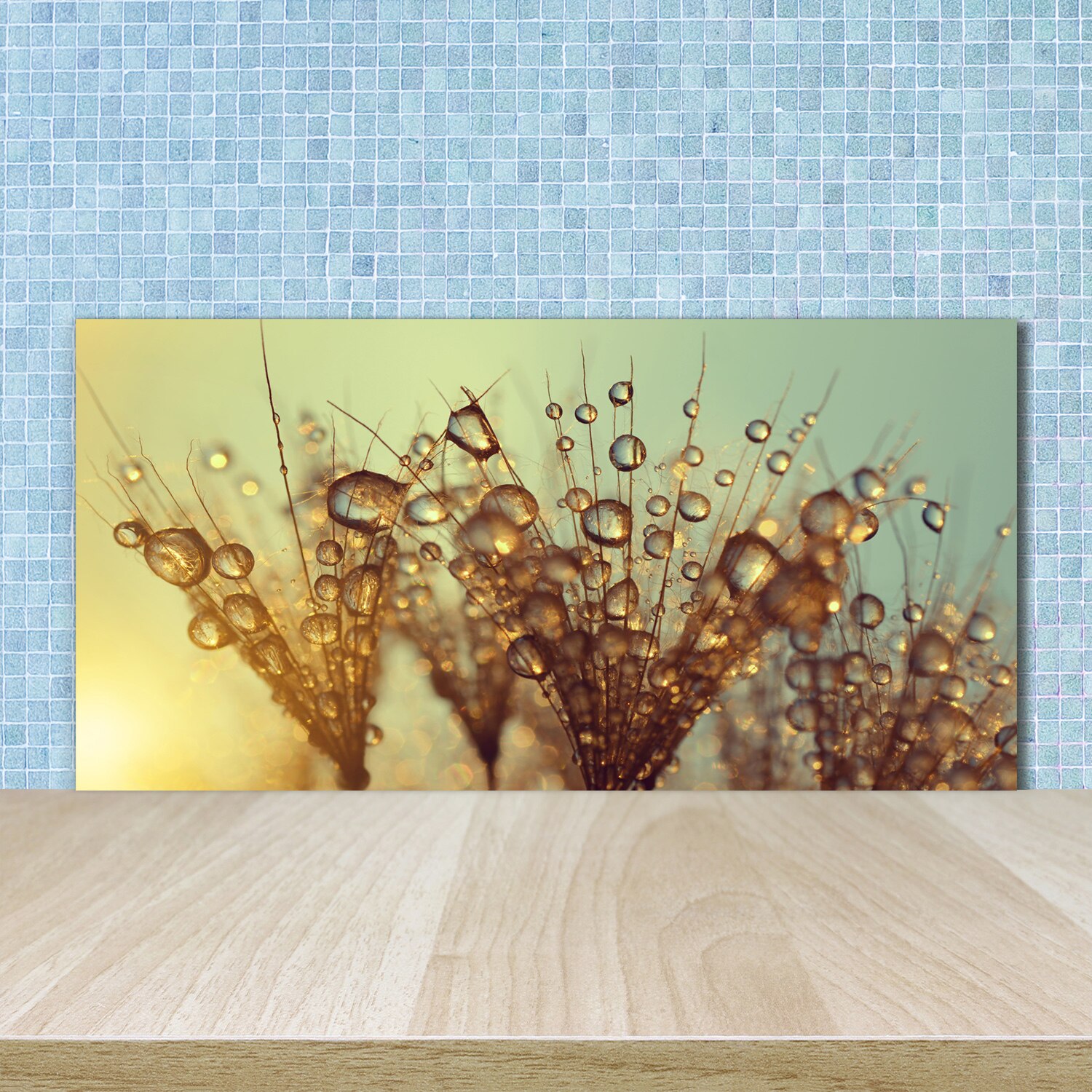 Panou de bucatarie, din sticla, Placi decorative din sticla, Seminte de ...