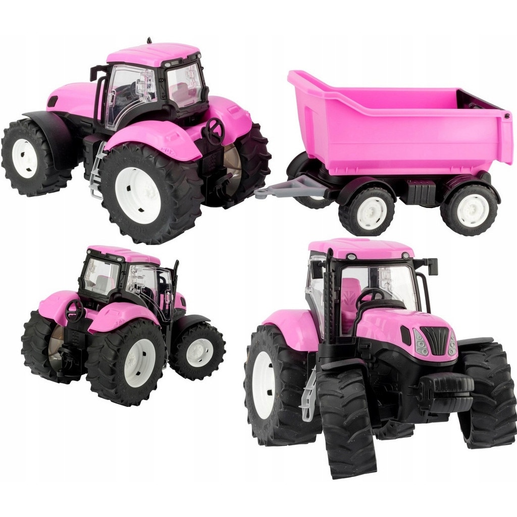 Tractor roz cu remorca basculanta, ADRIATIC - eMAG.ro