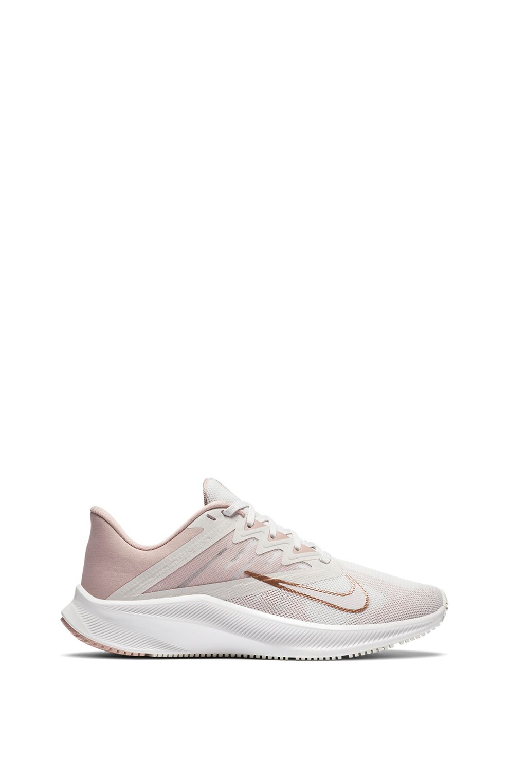 Nike, Pantofi pentru alergare Quest 3, Roz prafuit/alb fildes, 5.5 ...
