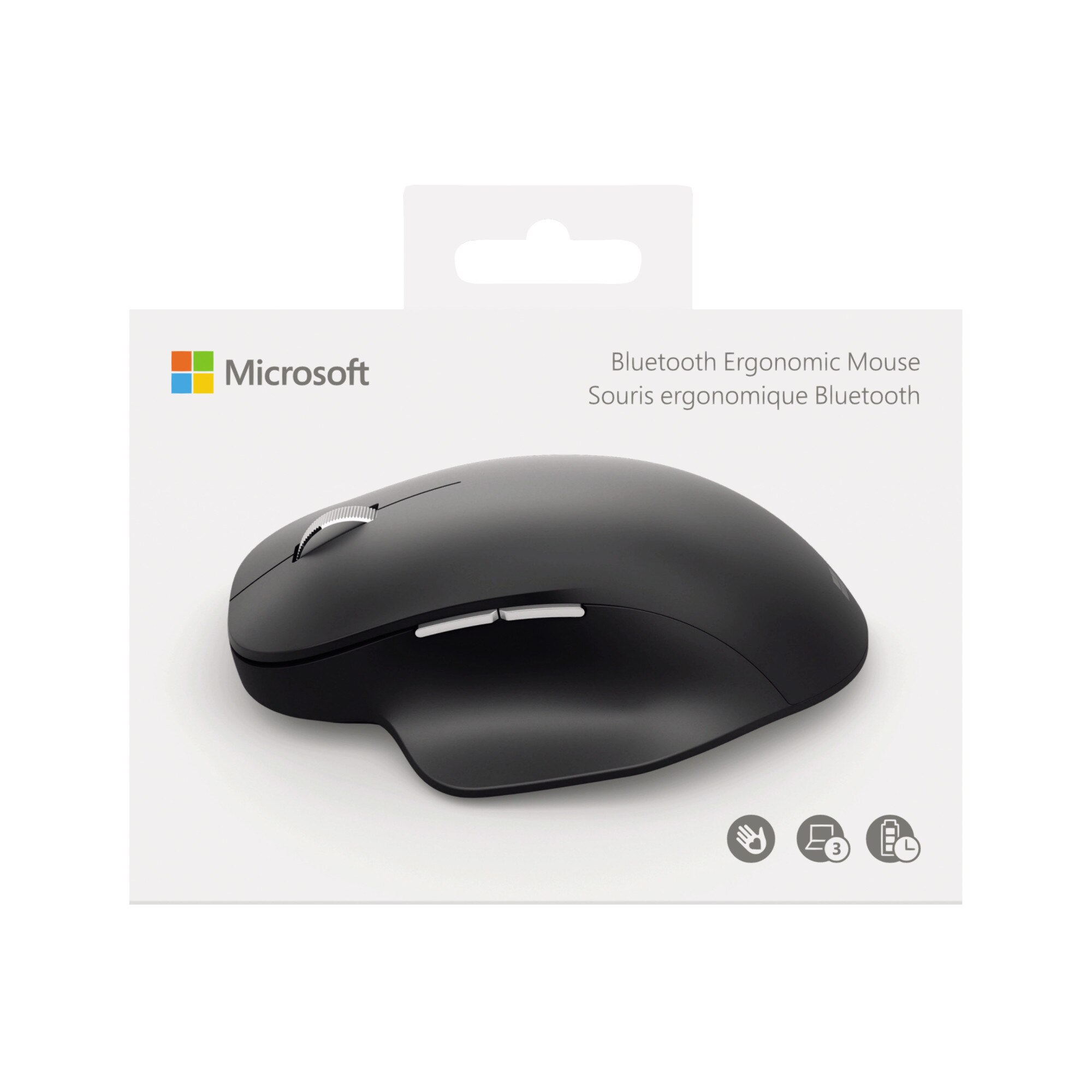 Mouse wireless Microsoft Bluetooth Ergonomic, Negru - eMAG.ro