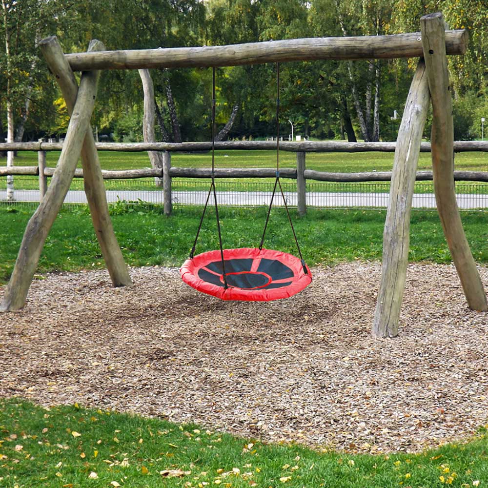 Leagan cuib pentru copii Timeless Tools, Cadru metalic, Corzi de ...