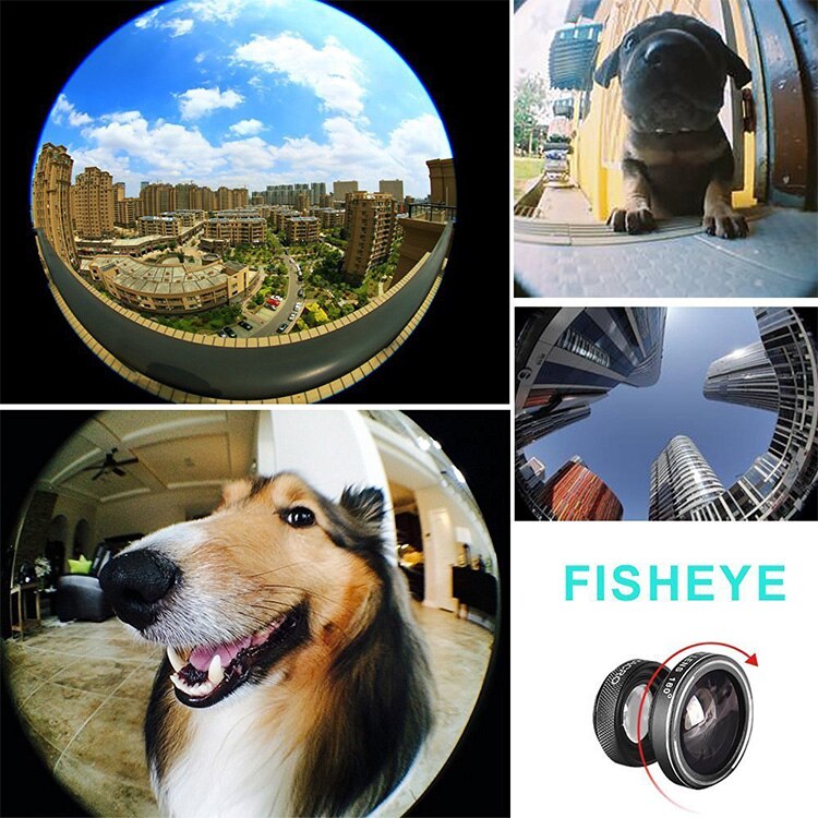 Универсални обективи за телефон AlianX, Mobi, Fish eye, Macro, Wide ...