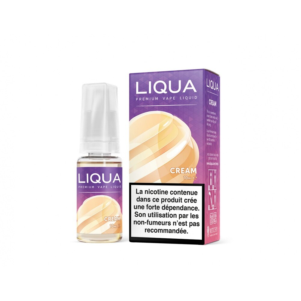 Set Lichid tigari electronice, Liqua - Cream, 10 ml, 12 mg, 10 buc - eMAG.ro