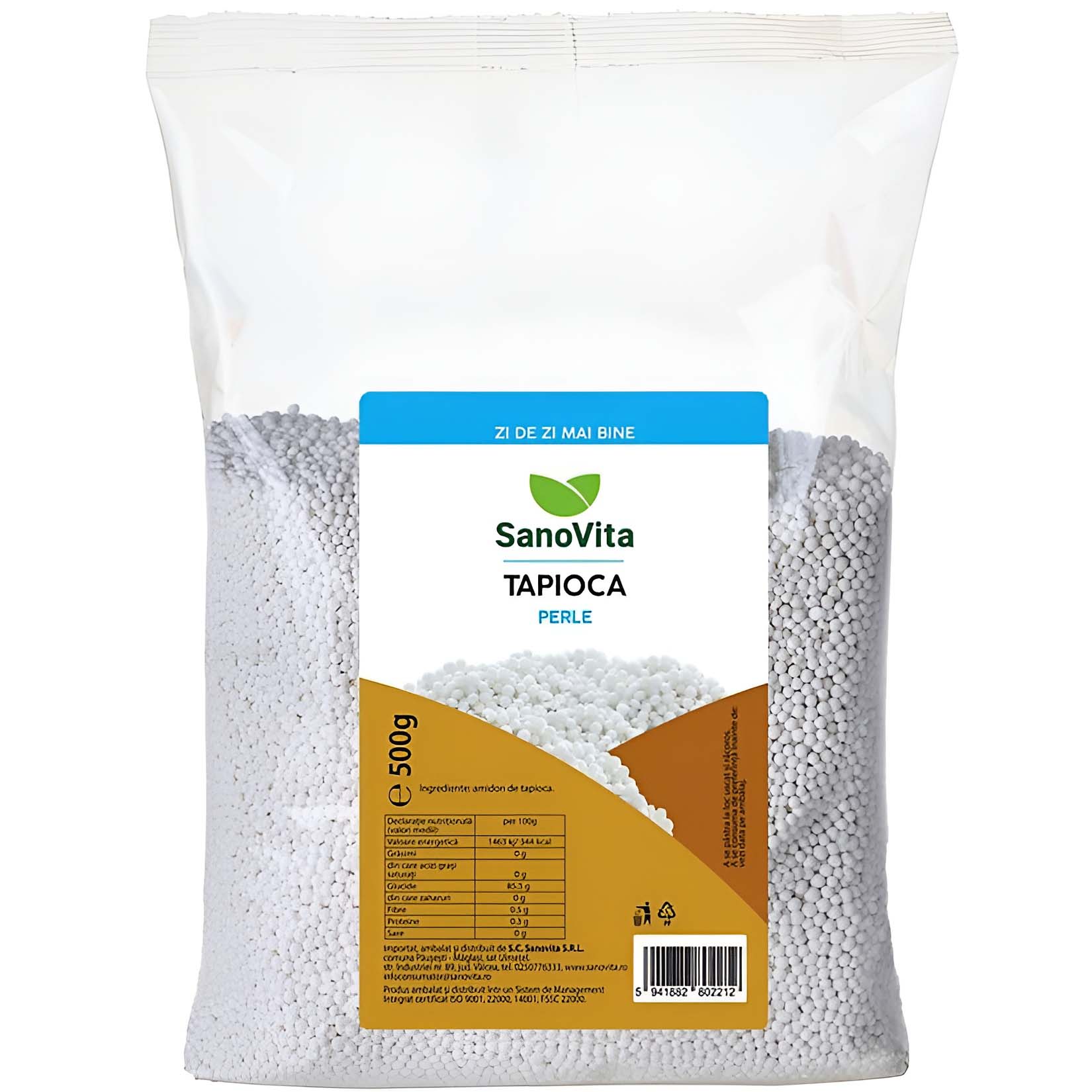 Tapioca perle Sano Vita, punga de 500 grame - eMAG.ro