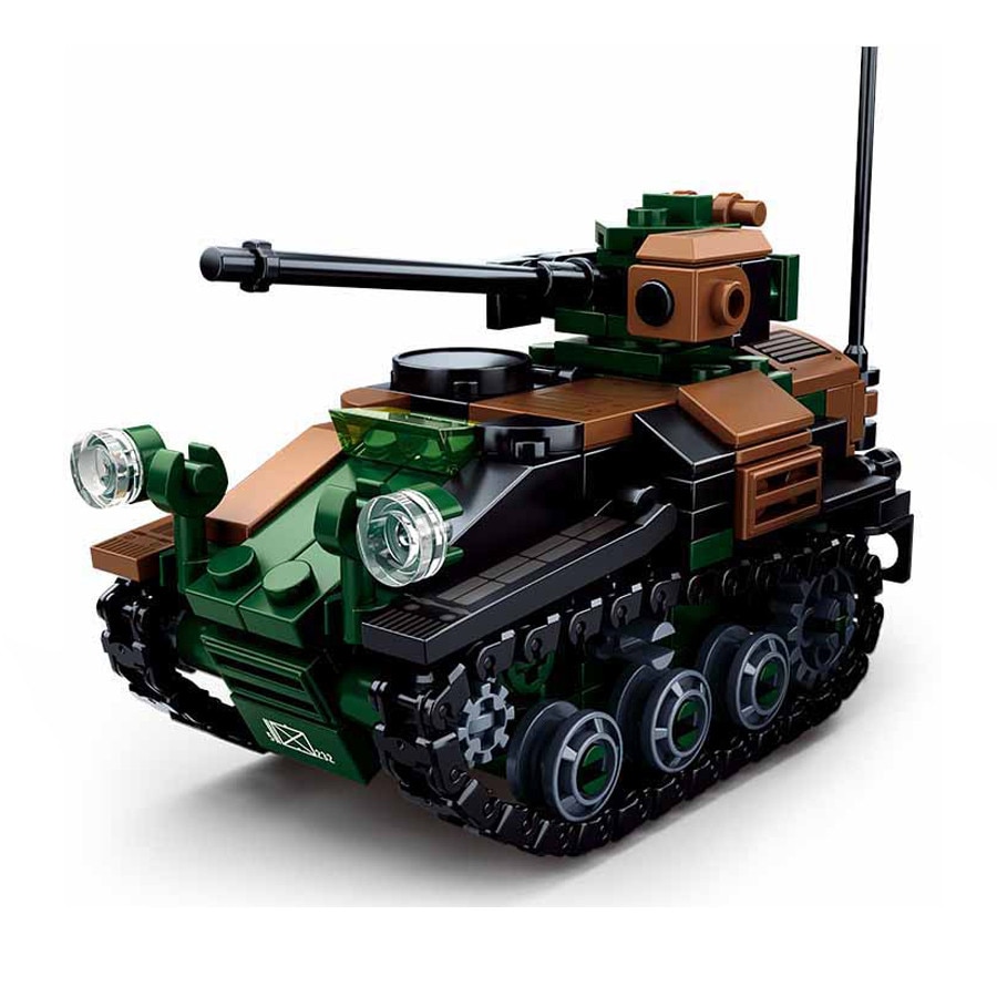 Sluban Model Bricks - Army 2 az 1-ben lánctalpas páncélozott jármű ...