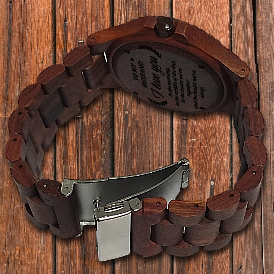 Ceas de lemn personalizat - PADOEK - eMAG.ro