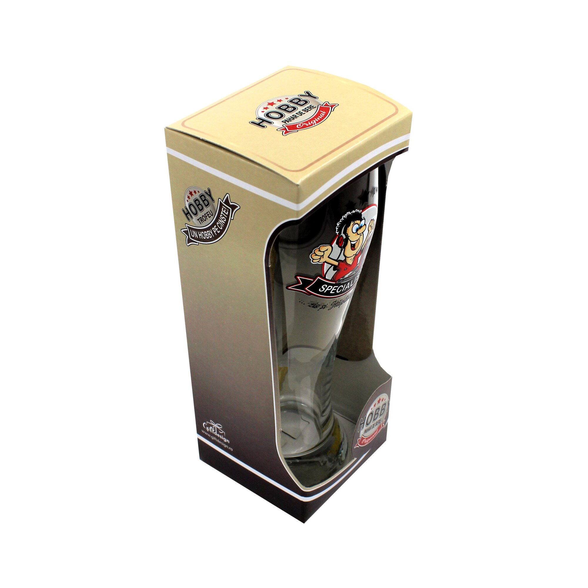 Pahar bere cu mesaj "Specialist IT"', 400 mesaj - eMAG.ro