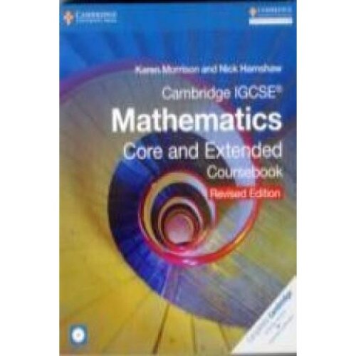 Karen Morrison,Nick Hamshaw: Cambridge IGCSE Mathematics Core and ... Karen Morrison,Nick Hamshaw: Cambridge IGCSE Mathematics Core and ...
