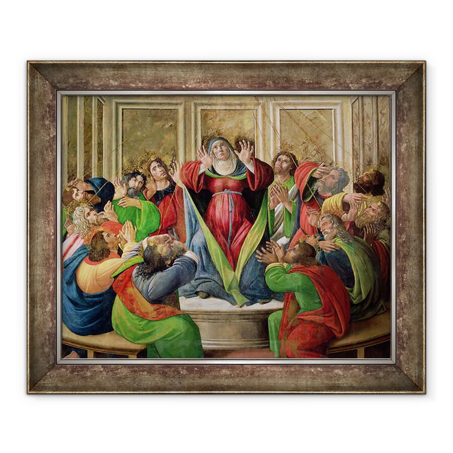 Картина в рамка - Сандро Ботичели - Слизане на Светия Дух, 50 x 60 см ...