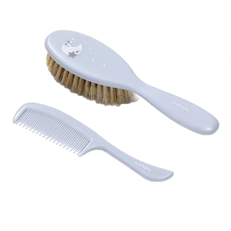Set perie din par natural moale si pieptene Butterfly Alb - eMAG.ro