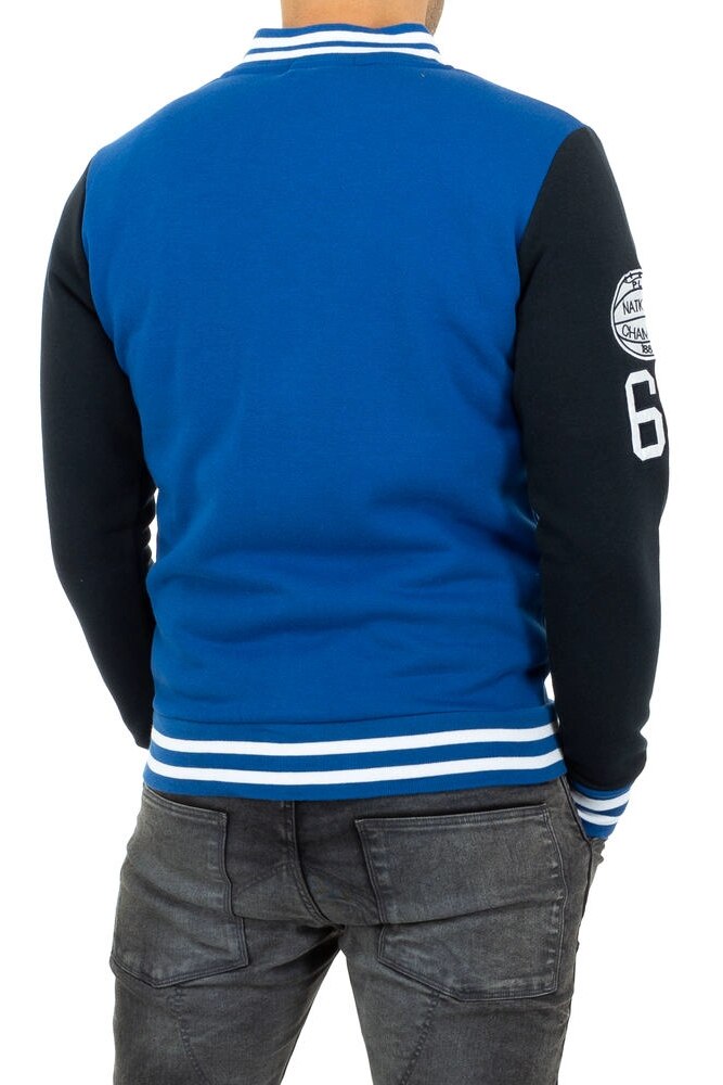 Geaca colegiu barbati, Nanqier, Albastru, marimea M - eMAG.ro