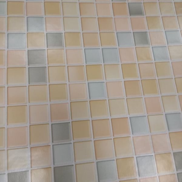 Tapet autoadeziv mozaic colorat 90cm x 15m - eMAG.ro