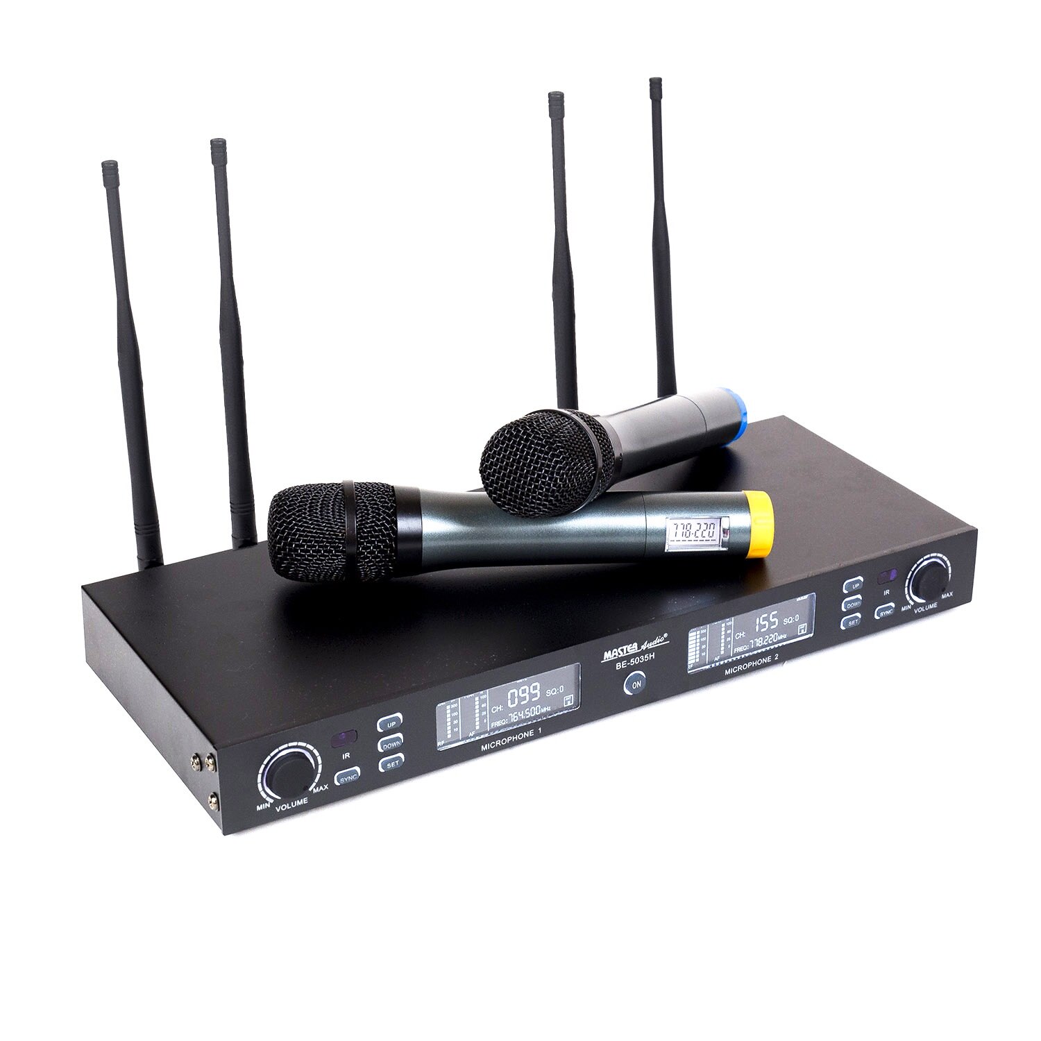 Set 2 Microfoane Wireless Master Audio BE5035H – TRUE DIVERSITY, PLL ...