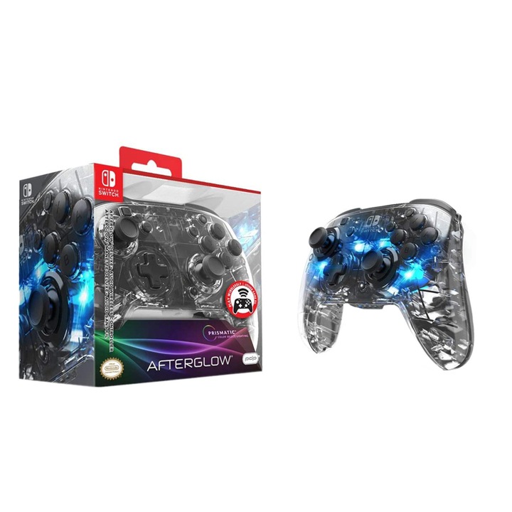 Controller Afterglow Wireless Deluxe Nintendo Switch - eMAG.ro