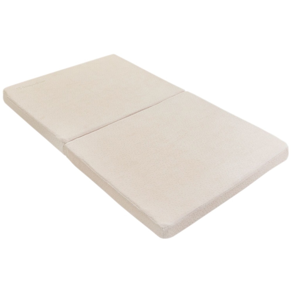 Saltea pliabila mini 80x45x5 cm KikkaBoo Velvet Beige - eMAG.ro
