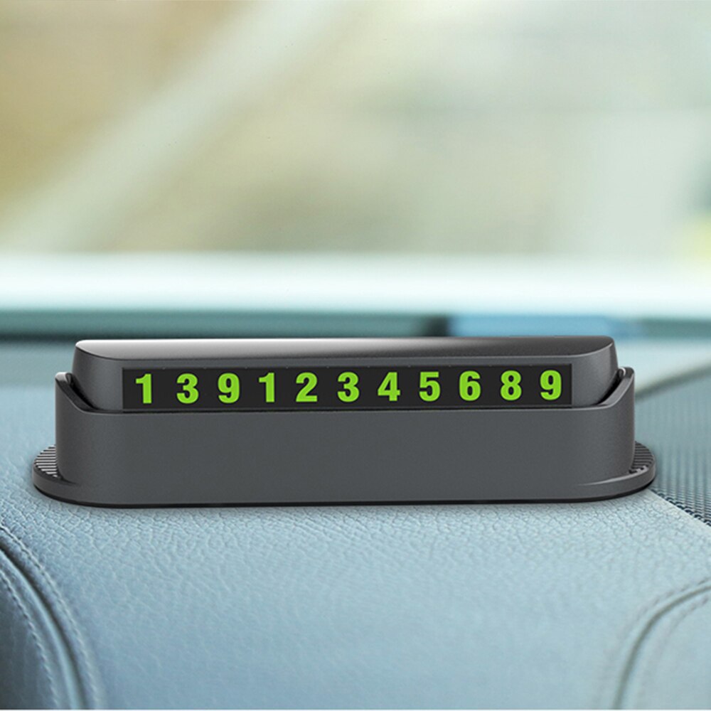 Suport numar de telefon pentru parcare, negru, 4 in 1 ( include suport ...