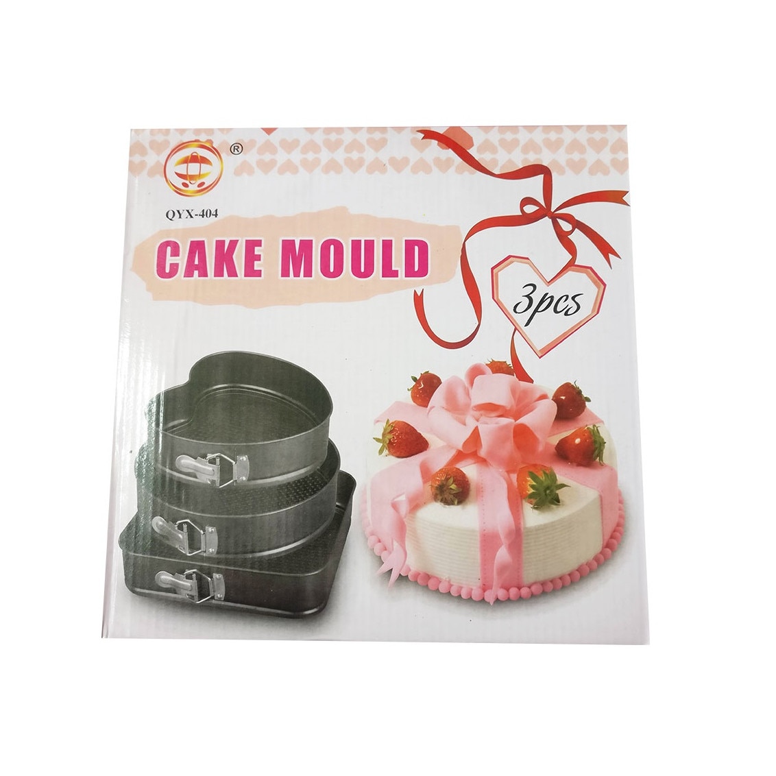 Set 3 Tavi pentru prajituri, bucatarie, Rose, 62COF - eMAG.ro