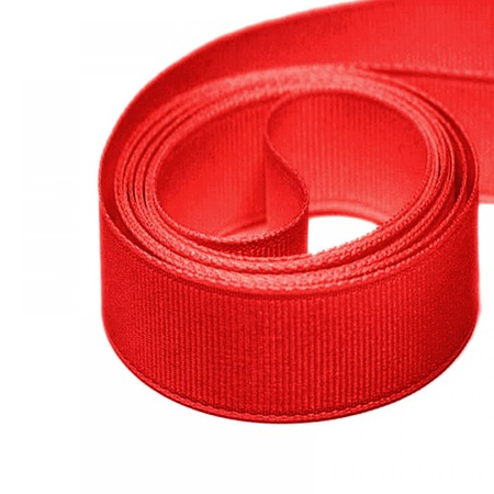 Panglica ripsata, latime 40 mm, lungime 45 m, rosu - eMAG.ro