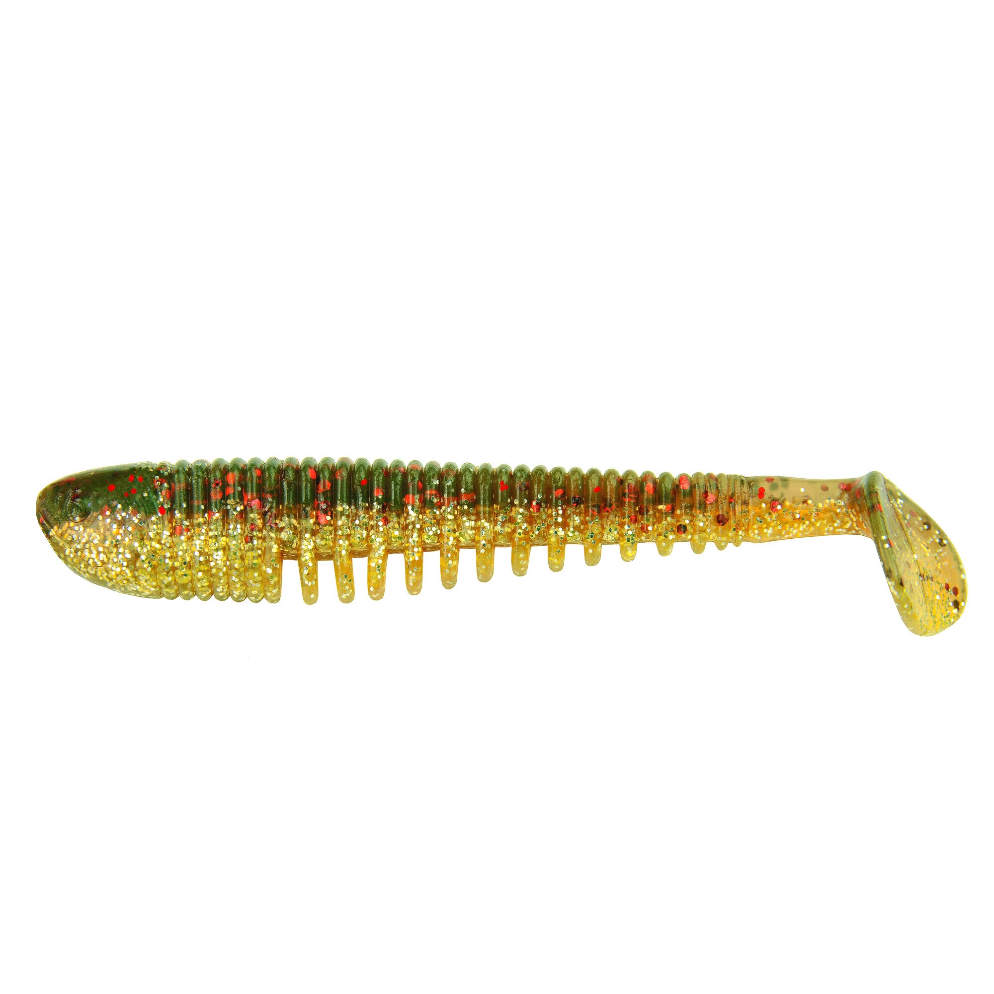 Set 50 buc Shad KP Skeleton Shad 7.5cm, Mix1, pentru pescuit la biban ...