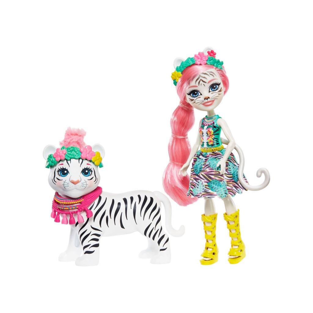 Бебешки комплект Tadley Tiger & Kitty Mattel 1766622 Enchantimals, 4 ...