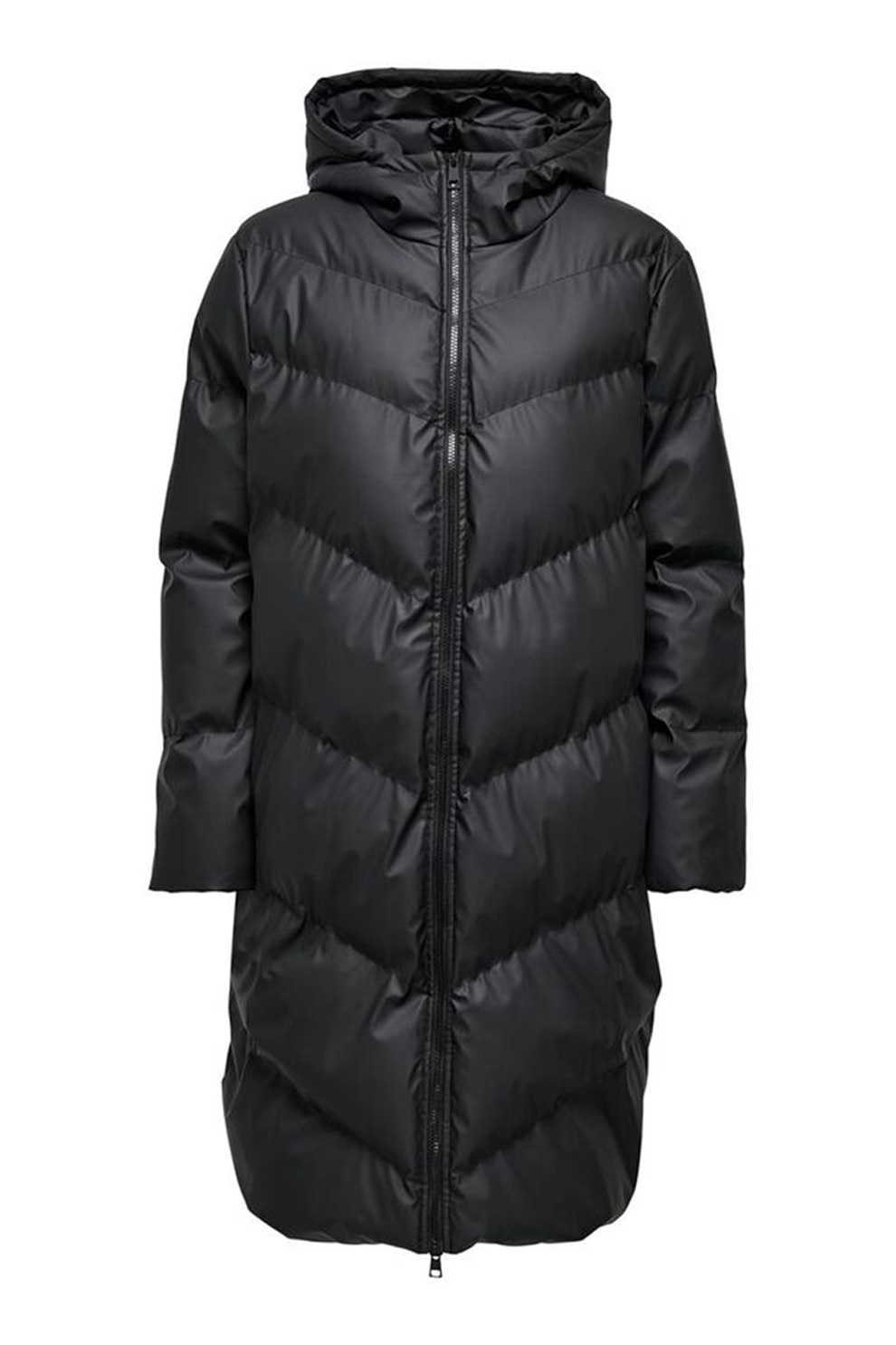 JdY, Geaca impermeabila cu gluga si vatelina Ulrikka, Negru, L - eMAG.ro