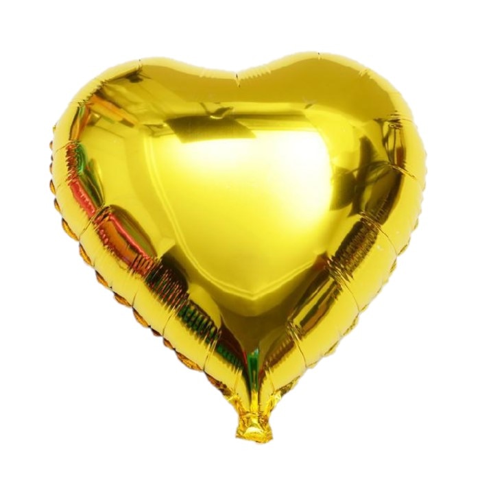 Balon folie Inima Auriu 45 cm - eMAG.ro